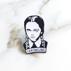 Jewelry | Wednesday Addams Enamel Pin Brooch Addams Family | Poshmark